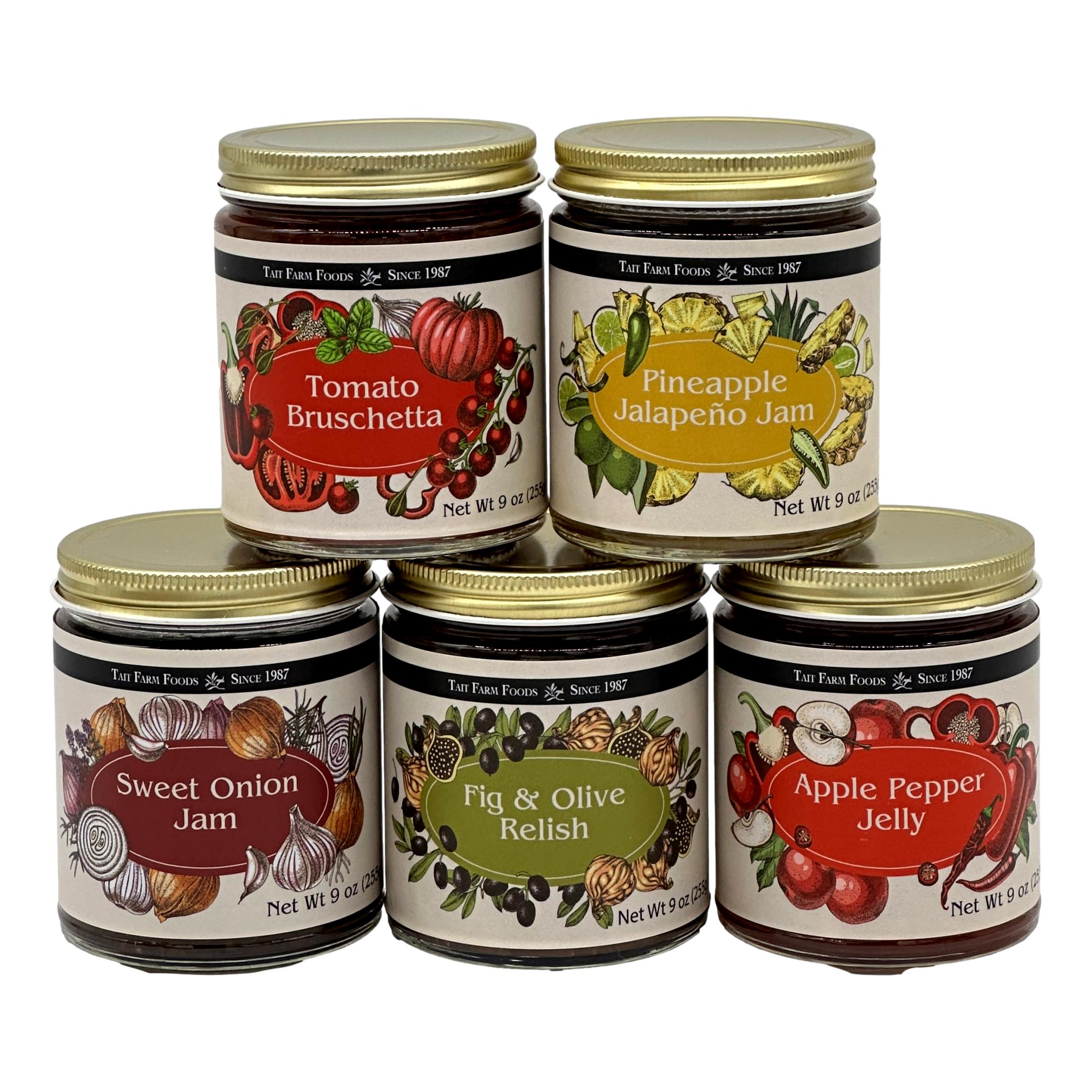Savory Condiments – Tait Farm Foods
