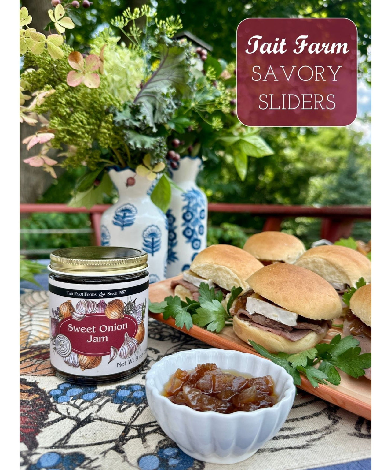 Savory Sliders – Tait Farm Foods