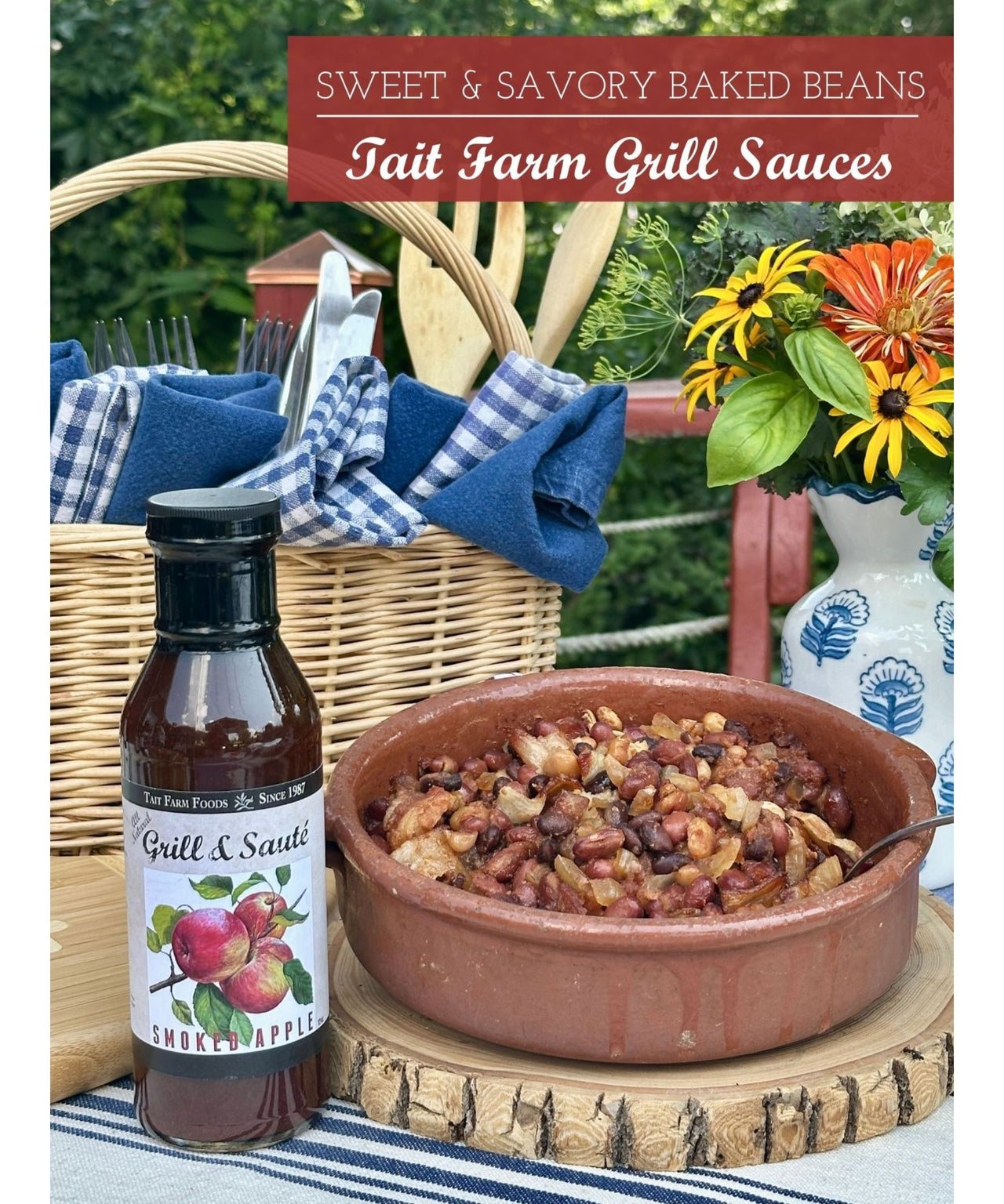 Sweet & Savory Baked Beans – Tait Farm Foods